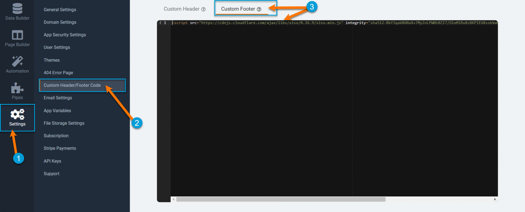 Export Multiple Tables Tadabase